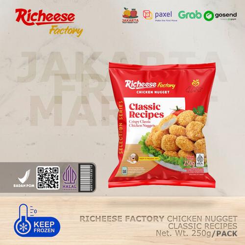 Promo RICHEESE FACTORY CHICKEN NUGGET cemilan frozen daging ayam - 250g ...