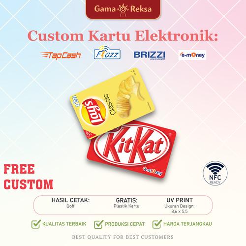 Jual Emoney Custom kartu Elektronik Snack Emoney Flazz Brizzi Tapcash ...