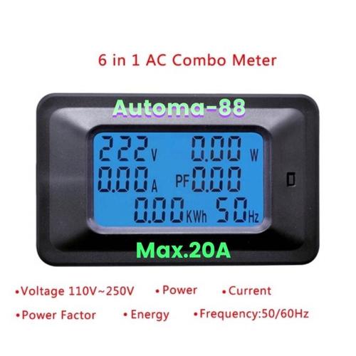 Jual NEW WATT METER ENERGY METER KWH METER TEGANGAN AC TOP BEST QUALITY ...