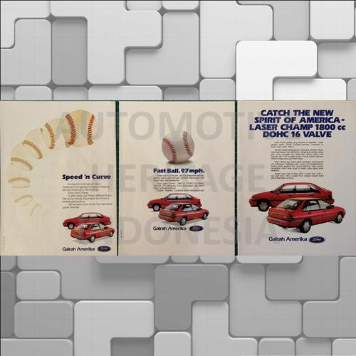 Jual Iklan Jadul Set Ford Laser Champ original potongan majalah - Kota ...