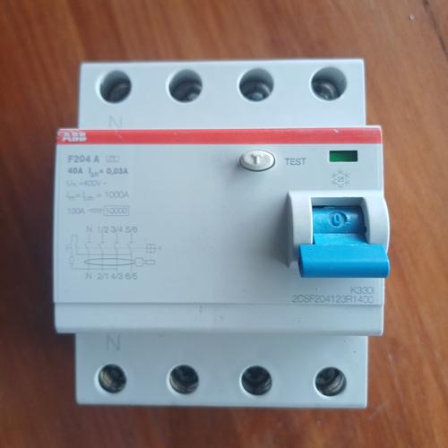 Jual ABB ELCB RCCB F204 4p 40A 30mA ABB 2CSF204005R1400 - Jakarta Pusat ...
