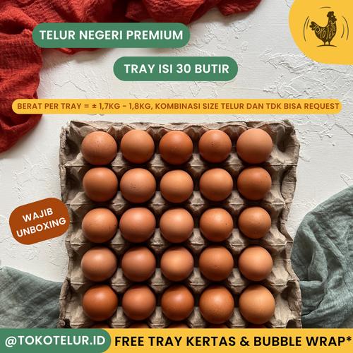 Jual Telur Ayam PREMIUM (Pilihan) 30 butir (1 Tray) - Kota Tangerang ...