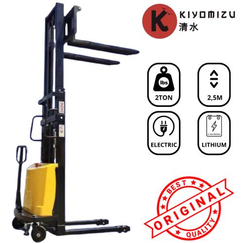 Jual Hand Stacker Semi Elektrik 2 ton 2.5 meter electric - Kota ...