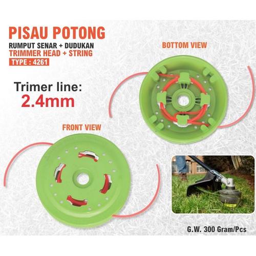 Jual ALDO Nylon Pisau Senar Potong Rumput ALDO 4261 4263 / Dudukan ...