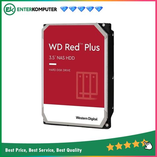 Promo WDC 8TB SATA3 256MB - Red Plus - WD80EFPX - For NAS / Harddisk ...