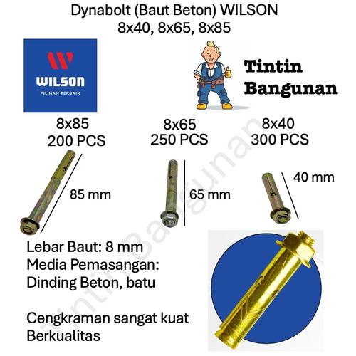 Jual Dynabolt (Baut Beton) WILSON isi kotak/ dynabolt/ dinabolt ...