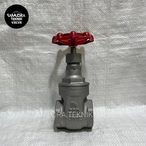 Jual GATE VALVE KITZ 1 1/4" INCH STAINLESS SS304 CLASS 200 S13A DRAT 10K DN32 - Jakarta Barat ...