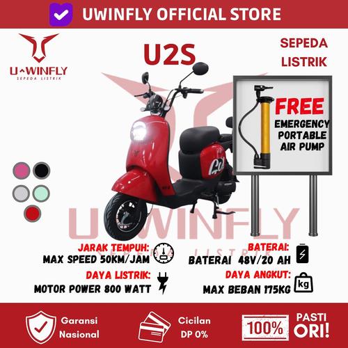Promo Sepeda Listrik Sepeda Motor Listrik U2s By Uwinfly - U2S, Merah Cicil 0% 3x - Kota ...
