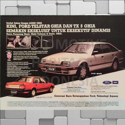 Jual Iklan Jadul Ford Telstar dan TX-5 Ghia original potongan majalah ...