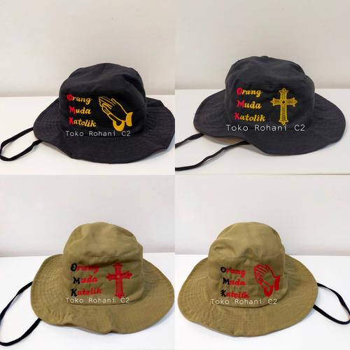 Jual Topi Bucket Bordir Rohani - Topi Bucket Salib - Topi Gambar Rohani ...