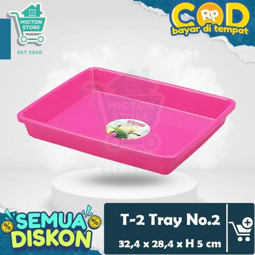 Promo MICTON Lion Star T-2 Tray No.2 Nampan Baki Tatakan Besar Polos ...
