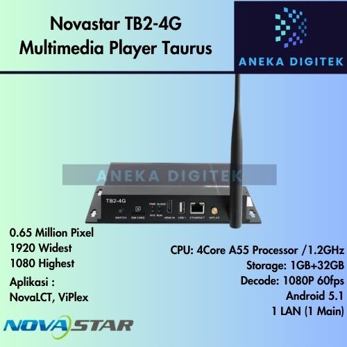 Jual Novastar Taurus TB2 TB2-4G Multimedia Player LED Videotron Controller - Kab. Gresik - Aneka ...