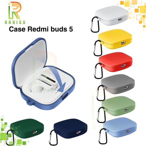 Jual Case Casing Cover Silicone Xiaomi Airdots Redmi Buds 5 + Carabiner ...