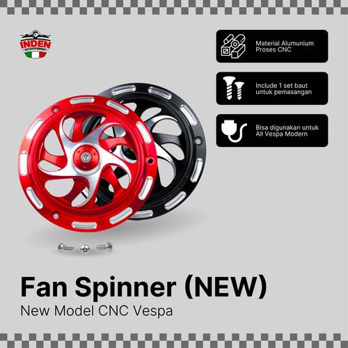 Promo Cover Fan Spinner New Model CNC Vespa Sprint Primavera GTS S LX ...