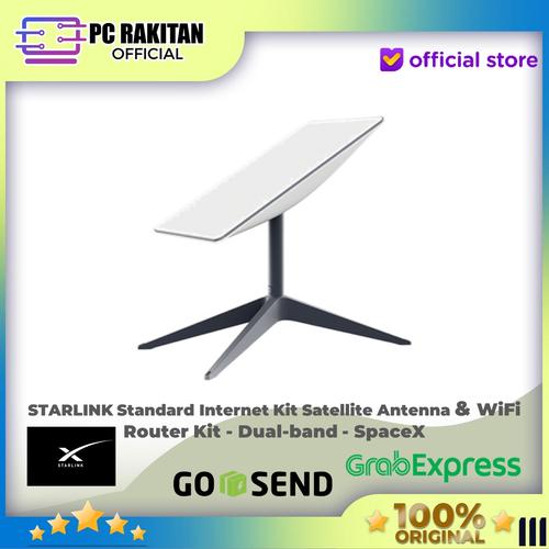 Promo STARLINK Standard Internet Kit Satellite Antenna & WiFi Router ...