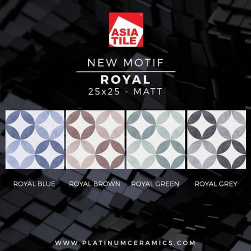 Jual Keramik Lantai 25x25 Asia Tile Royal | Keramik Kamar Mandi - Biru ...