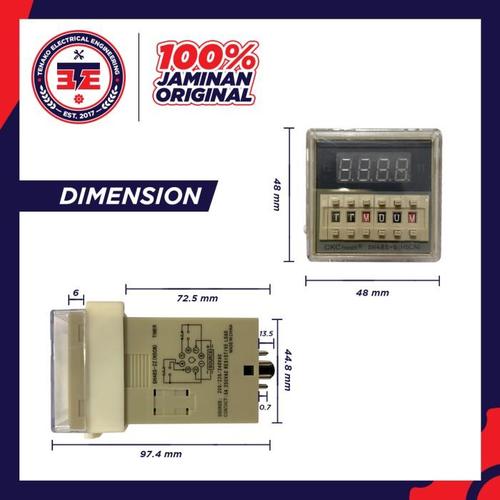 Jual Twin Timer Relay Dh48S-S Counter Digital Original Best Seller ...