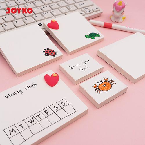 Promo Joyko Memo Stick Sticky Notes WHITE / Kertas Memo Joyko Tempel ...