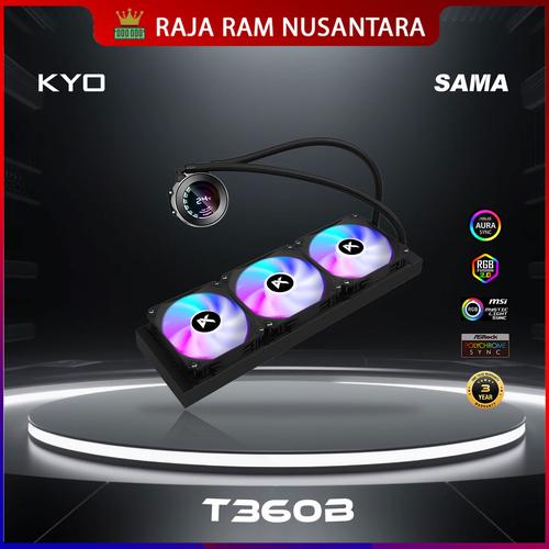 Jual KYO SAMA T360B ARGB AIO Liquid Cooling 360mm AIO 360 GARANSI RESMI ...