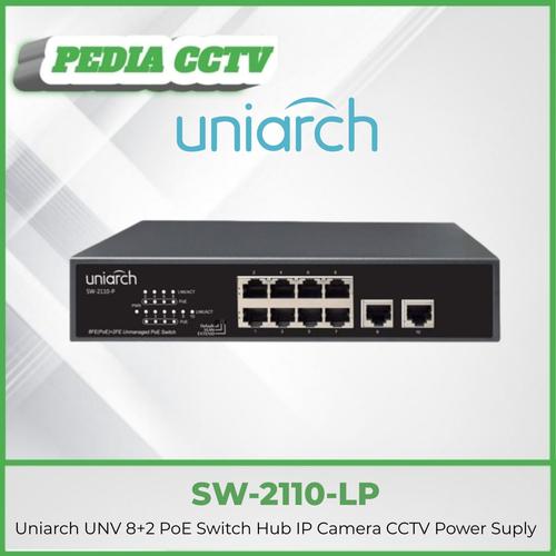 Jual SW-2110-LP Uniarch 8+2 PoE Switch Hub IP Camera CCTV Power Supply ...
