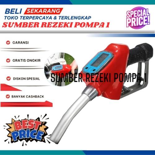 Jual Nozzle gun refill pertamina pertamini 1" dengan flow meter digital ...