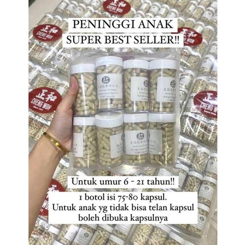 Jual Cheng Woh Noto Ginseng Capsule Obat Herbal Tien Chi Peninggi Badan ...