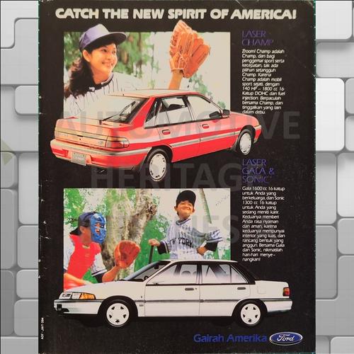 Jual Iklan Jadul Ford Laser Champ, Gala & Sonic original potongan ...
