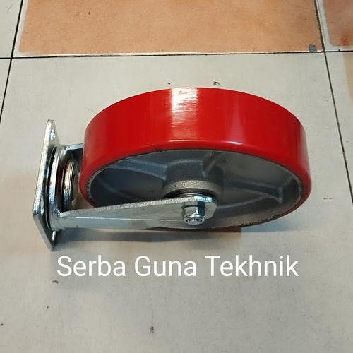 Jual Roda Troly PU RHJ-TW 8" inch ( Plat Hidup / Swivel ) Heavy Duty ...