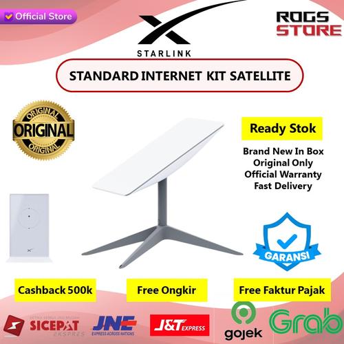 Promo STARLINK Standard Internet Kit Satellite Antenna & WiFi Router ...
