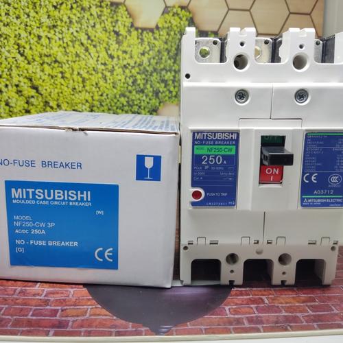 Jual MCCB NFB breaker Mitsubishi NF-250CW NF250CW NF250-CW 250A 250 A ...
