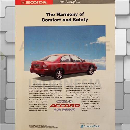 Jual Iklan Jadul Honda Accord Cielo original potongan majalah - Kota ...