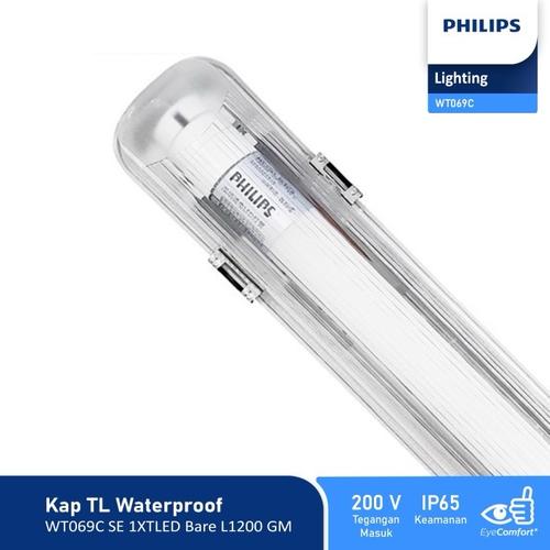 Jual PHILIPS Kap Lampu WT069C TCW060 TL WATERPROOF 1x36W 120CM LED ...