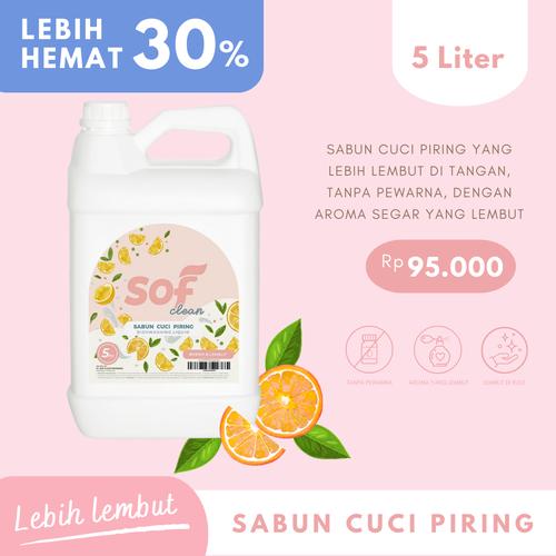 Jual Sof Clean Sabun Cuci Piring 1000ml Dishwashing liquid, sabun pencuci piring bersih, efektif ...
