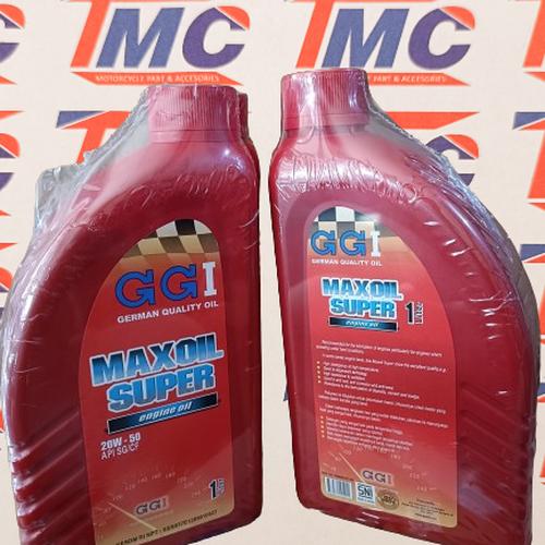 Jual oli mesin GGI oil 20w50 1 Liter cocok untuk semua jenis motor roda ...