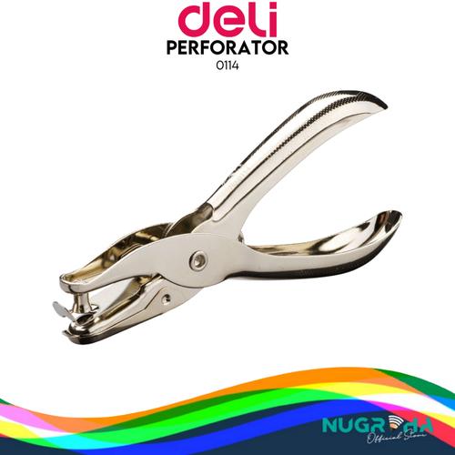 Jual PEMBOLONG KERTAS PUNCH 1 LUBANG GAGANG DELI '0114 1 HOLE PERFORATOR - Kab. Sleman ...
