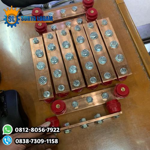 Jual busbar tembaga 5mm x 30mm x 150mm - busbar grounding - Murni ...