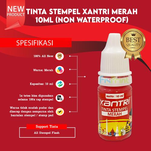 Jual Tinta Isi Ulang Stamp Stampel Stempel Flash 10ml Tahan Air - Hitam ...