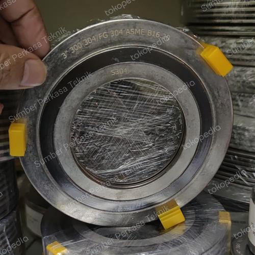 Jual Spiral Wound Gasket ANSI 300 SS304 3" inch ( SWG Ansi 300 SS304 ...