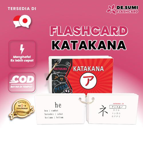 Jual Kartu Katakana Flashcard - Kab. Sukabumi - DE.SUMI FLASHCARD | Tokopedia