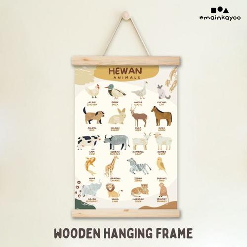 Jual Hanging Frame - Bingkai Poster Gantung Atas Bawah - Bingkai Kayu ...