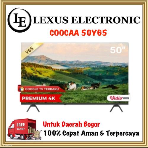 Promo COOCAA LED ANDROID TV 50 INCH | 50Y65 | GOOGLE TV | UHD 4K Cicil ...