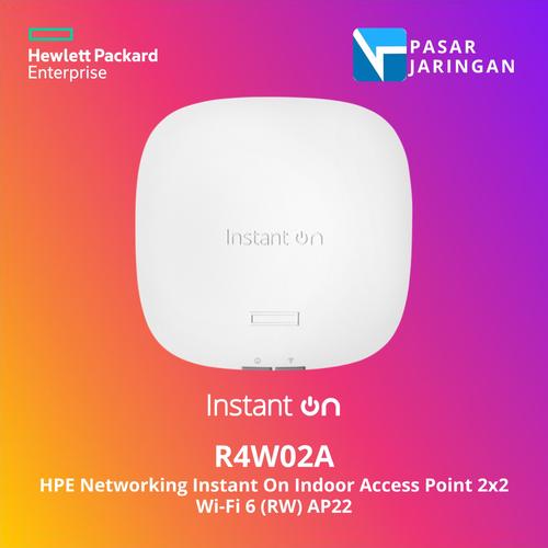 Jual HPE R4W02A Aruba Instant On AP22 (RW) 2x2 Wi-Fi 6 Access Point - R4W02A - Jakarta Pusat ...