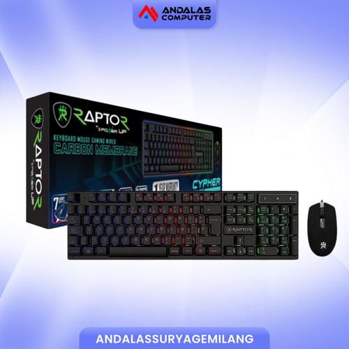 Jual Keyboard Mouse Gaming Raptor Cypher 890 RGB - Kota Surakarta ...