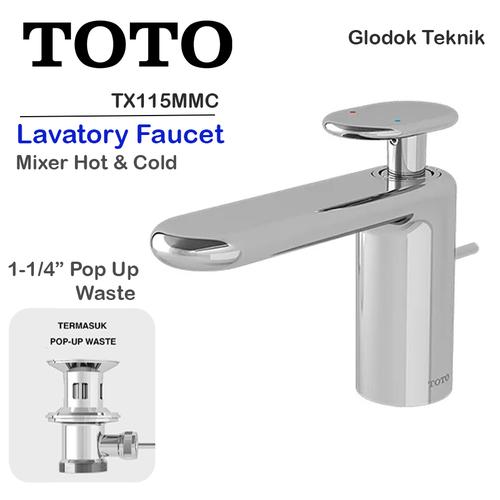 Jual Toto Kran Wastafel mixer Hot Cold panas dingin Single Lever ...