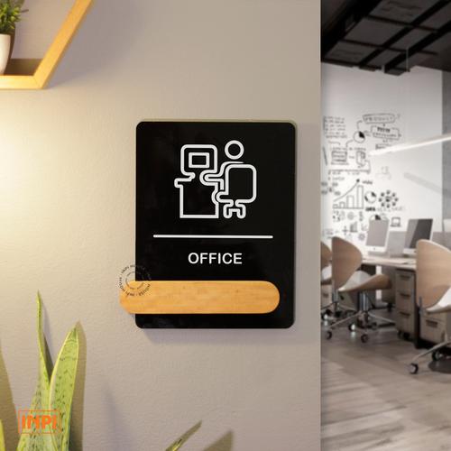 Jual Sign Office Kayu Akrilik - INPI House - Hitam - Kota Bandung ...