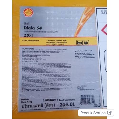 Jual oli Trafo shell Diala S4 ZXI pelumas tranformasi 209liter - Jakarta Barat - CITRA PELUMAS ...
