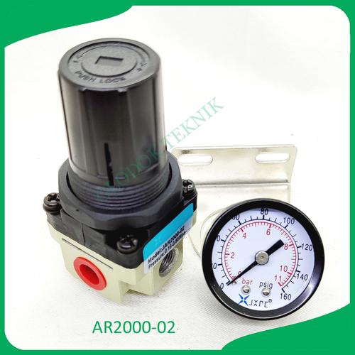 Jual Air Regulator, Regulator Angin / Pneumatik AR2000 AR3000 AR4000 AR4000 AR5000; 1/4", 3/8 ...