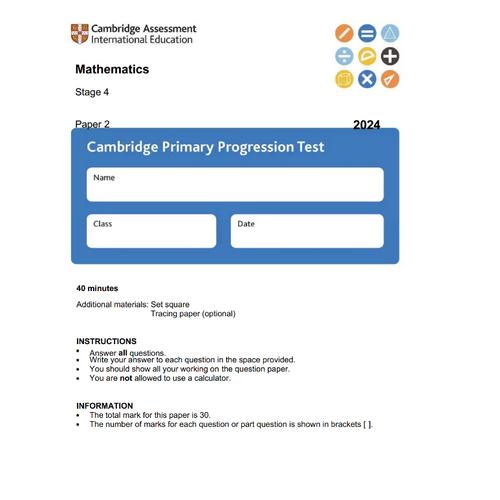 Jual Cambridge Progression Test primary stage 4 Maths - Kota Bekasi ...