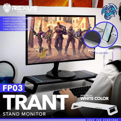 Jual Rexus Trant Fp03 / Fp-03 Monitor Stand / Monitor Table / Meja ...