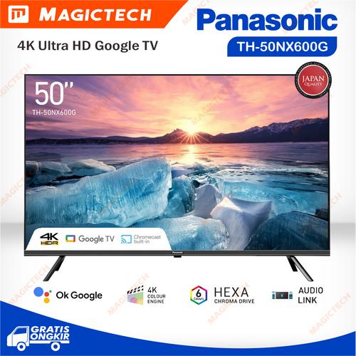 Jual TV LED PANASONIC 50 Inch / 50" TH-50NX600G 4K UHD SMART GOOGLE TV ...